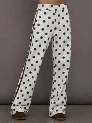 Carbon38 Polka Dot Track Pant