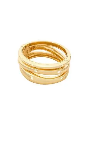 PETIT MOMENTS Prato, Circle & Siena Set Of 3 Cuffs - Gold