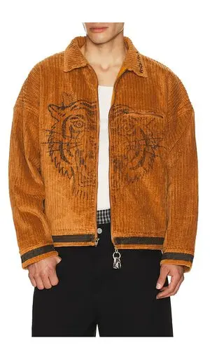 RYOKO RAIN Corduroy Tiger Work Jacket