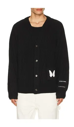 RYOKO RAIN Butterfly Knit Cardigan