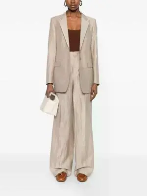Tagliatore Button-front Jacket - Neutrals