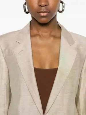 Tagliatore Button-front Jacket - Neutrals
