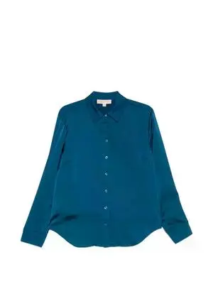 Michael Kors Buttoned Long-sleeve Top
