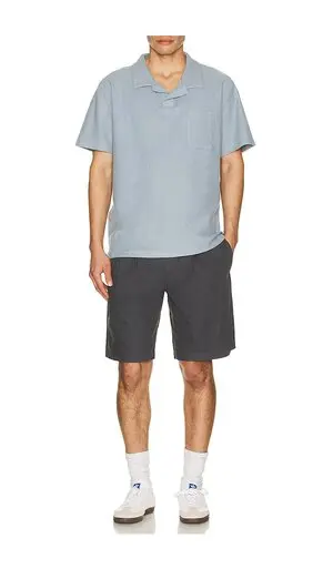 RHYTHM Vintage Terry Polo - Blue