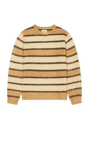 RHYTHM Mohair Striped Knit Sweater