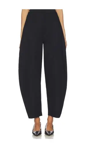 EAVES Sculptural Compact Suiting Ankle Pant