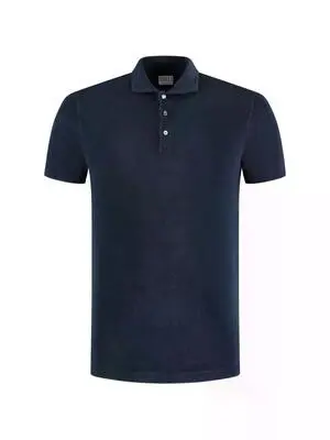 Fedeli Buttoned Polo Shirt - Blue