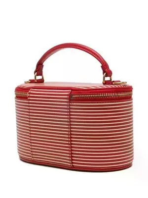 Valentino Garavani Striped Logo Vanity Bag - Red