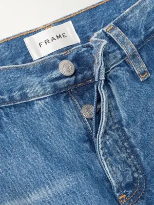 FRAME The Drop Mid-rise Straight-leg Jeans