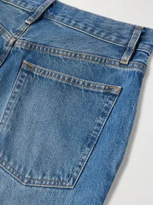 FRAME The Drop Mid-rise Straight-leg Jeans