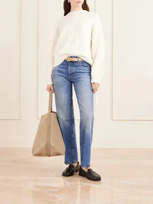 FRAME Essential Recycled Mid-rise Straight-leg Jeans