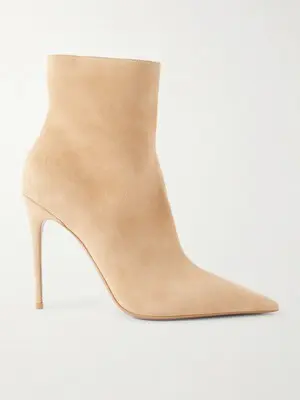 Paris Texas Vera Suede Ankle Boots - Neutrals
