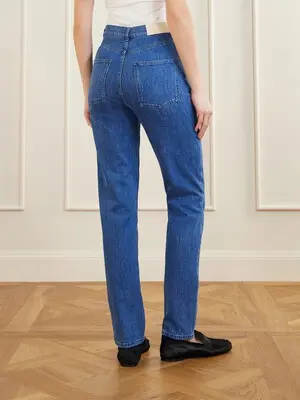 Another Tomorrow High-rise Slim-leg Organic Jeans