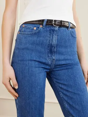 Another Tomorrow High-rise Slim-leg Organic Jeans