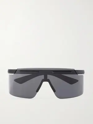 Prada Linea Rossa Square-frame Sunglasses - Black