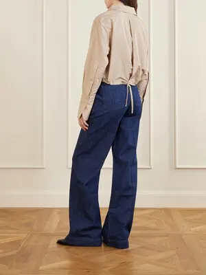 PATOU Cropped Safari Style Shirt