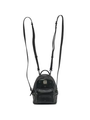 Mcm Stark Monogram Studded Backpack