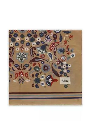 Altea Paisley-print Scarf - Neutrals