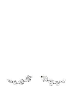 DINNY HALL Shuga Diamond Stud Earrings - Silver
