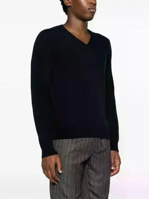 Malo Fine-knit Cashmere Jumper - Blue