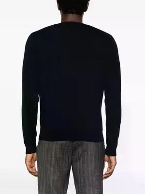 Malo Fine-knit Cashmere Jumper - Blue