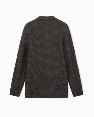 Giorgio Armani Cotton Blend Cardigan Jacket