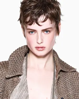 Giorgio Armani Woven Lambskin Suede Blouson
