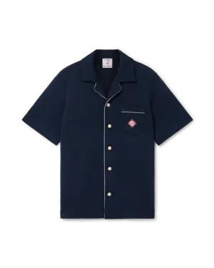 Casablanca Jacquard Monogram Short Sleeve Shirt