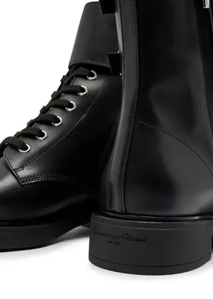GIANVITO ROSSI Ripley Leather Ankle Boots