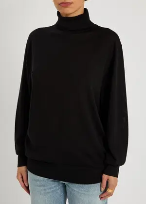 TOTEME Turtle-neck Fine-knit Wool Jumper