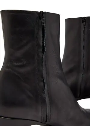 Dries Van Noten Leather Ankle Boots