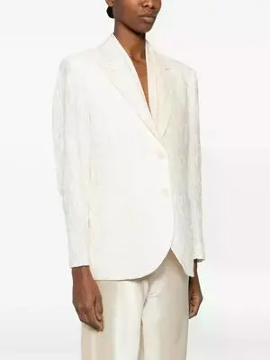 Harris Wharf London Textured Single-breasted Jacket