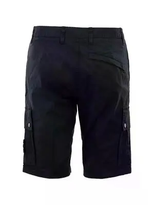 Stone Island Cargo Zip Pocket Bermuda Shorts - Blue