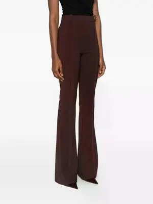 Elisabetta Franchi Crepe Flared Trousers