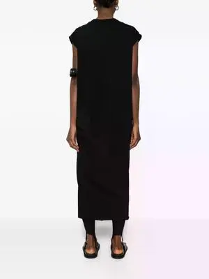 THOM KROM Side-slit Midi Dress - Black