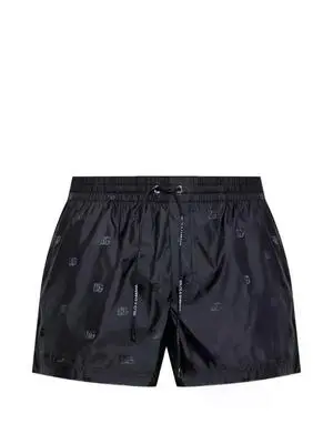 Dolce & Gabbana Logo Swim Shorts - Black