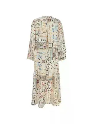 Momoni Geometric-pattern Maxi Dress