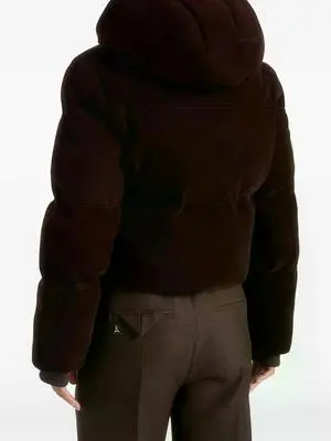 Manière De Voir Velvet Cropped Jacket