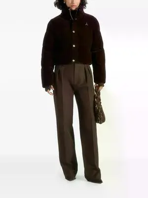Manière De Voir Velvet Cropped Jacket