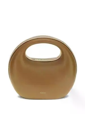 Sacai Round Clutch - Brown