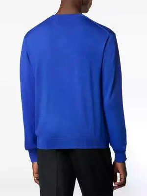 Versace Button V-neck Sweater