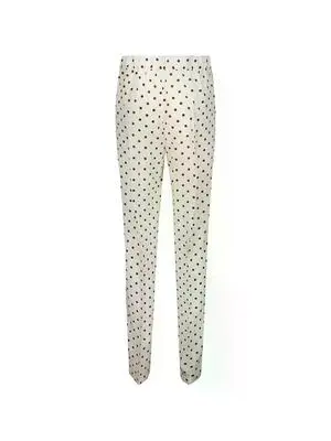 P.a.r.o.s.h Billo Polka-dot Trousers - Neutrals
