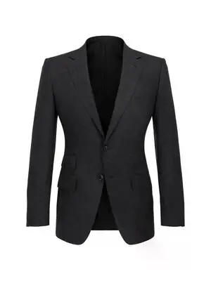 TOM FORD Wool Single-breasted Blazer - Grey