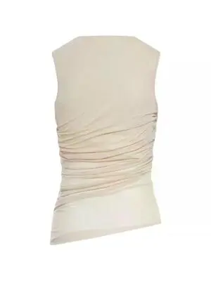 Soeur Irina Draped T-shirt - Neutrals