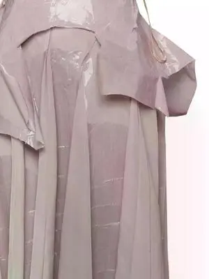 MAISON MARGIELA Ruffled Laminated Midi Skirt