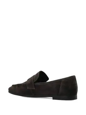 BLACK SUEDE STUDIO Arrow Suede Loafers - Brown