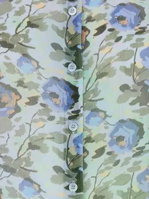 SEMICOUTURE Buttoned Floral Shirt