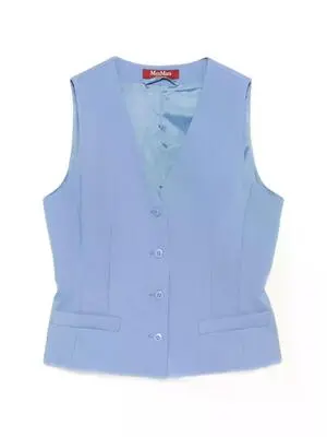 Max Mara Virgin Wool Waistcoat