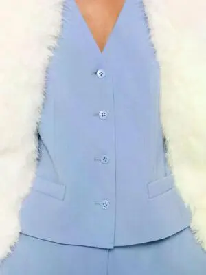 Max Mara Virgin Wool Waistcoat
