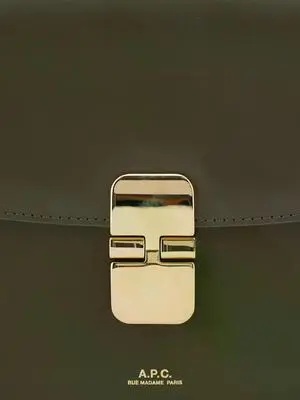 A.p.c. Grace Clasp Shoulder Bag - Green